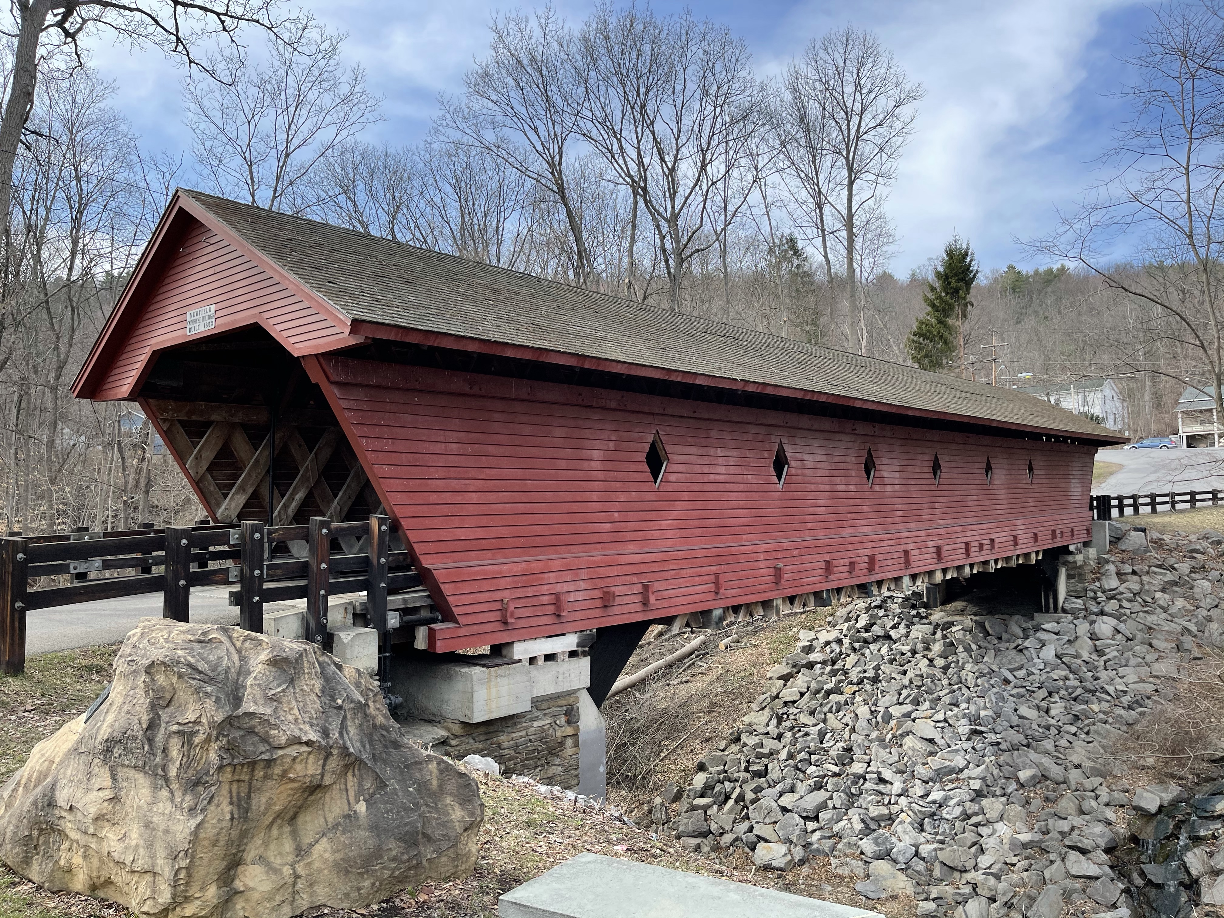 The Newfield Covered Bridge – Alexandersmap